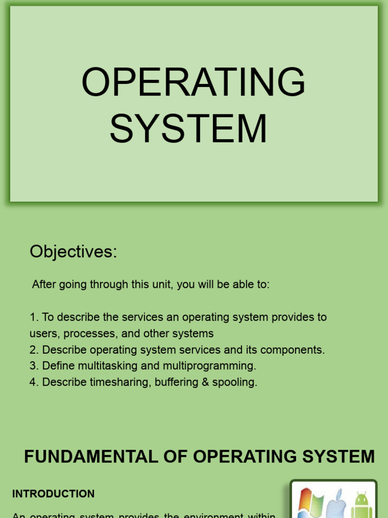 OS LEcture 2 | PDF | Operating System | Computer Data Storage OS LEcture 2 | PDF | Operating System | Computer Data Storage