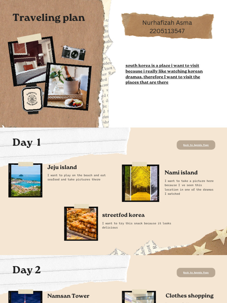 Traveling Plan | PDF