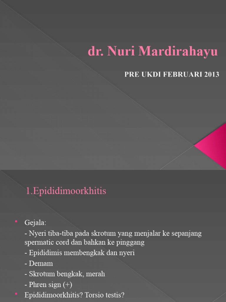 DR - Nuri - Pembahasan Pre Ukdi 2013pptx | PDF