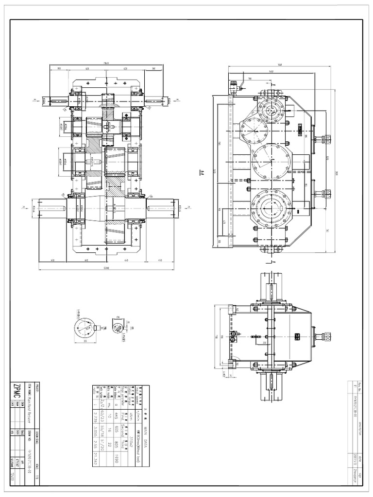 FH1690.21.C3B 00 Main Hoist Reducer | PDF