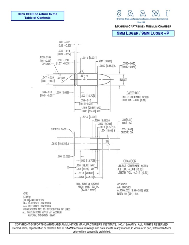 9mm Chamber Ing Plans | PDF