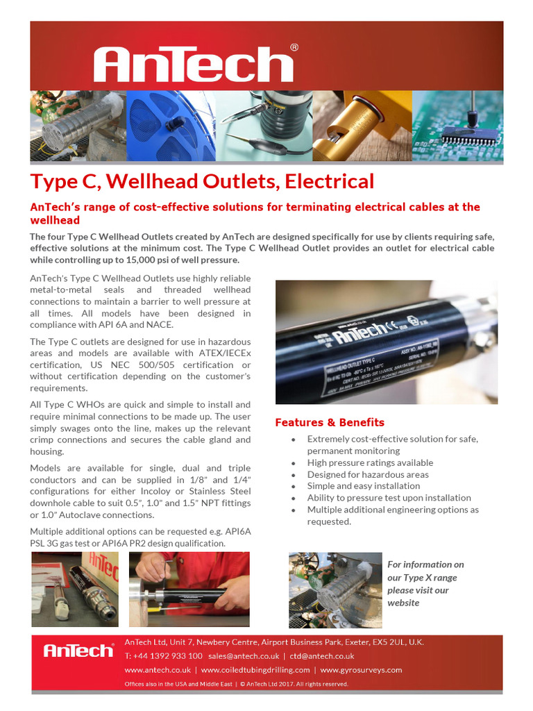 Brochure Antech Type C | PDF | Electrical Engineering | Electricity