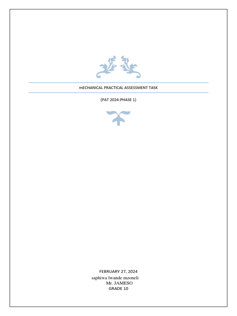 Egd Pat-Phase 1 | PDF | Piston | Machines