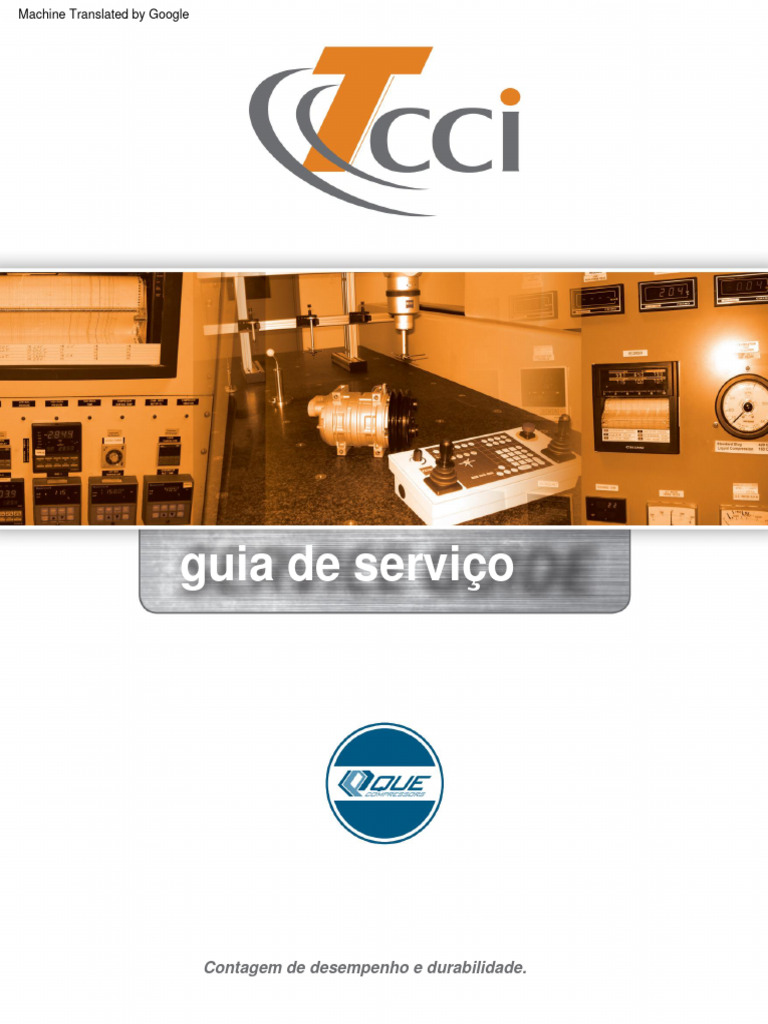 Guia de Serviço para Compressores TCCI | PDF | Ar condicionado ...