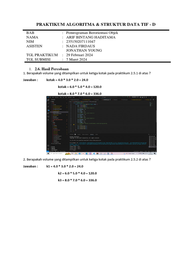 Template Laprak TIF-D | PDF