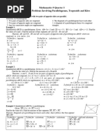 Math 9-Q3-Module-4 | PDF | Elementary Geometry | Euclidean Geometry
