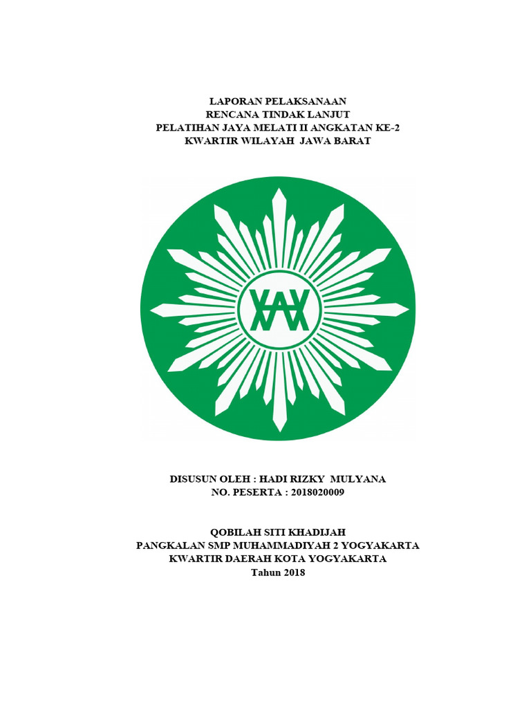 Contoh RTL Lengkap Format Sejenis Dengan Jati 2 - Hadi Rizky | PDF