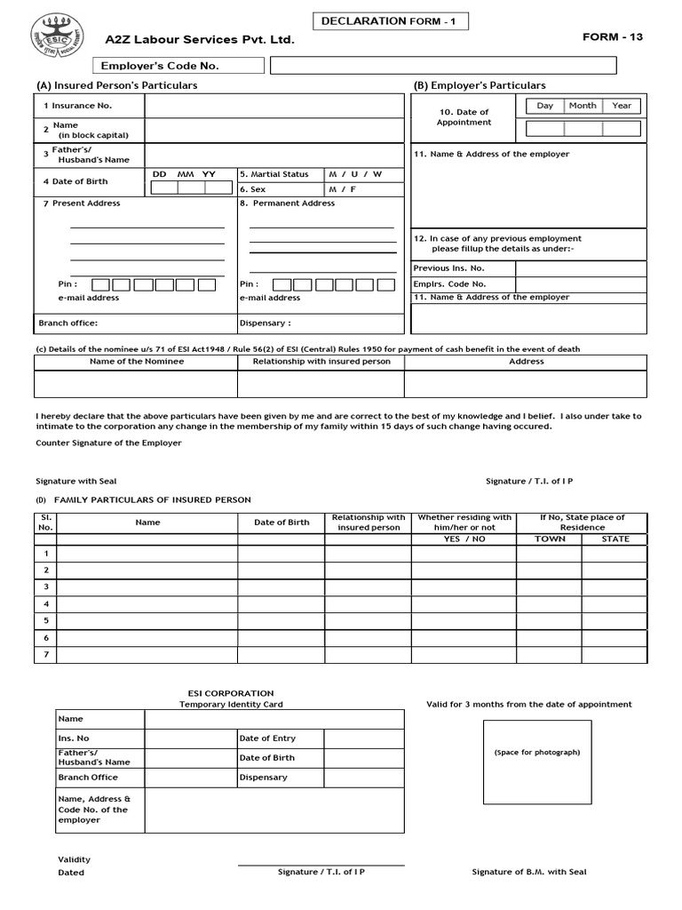 Form - 13 (A2Z ) | PDF | Justice | Crime & Violence