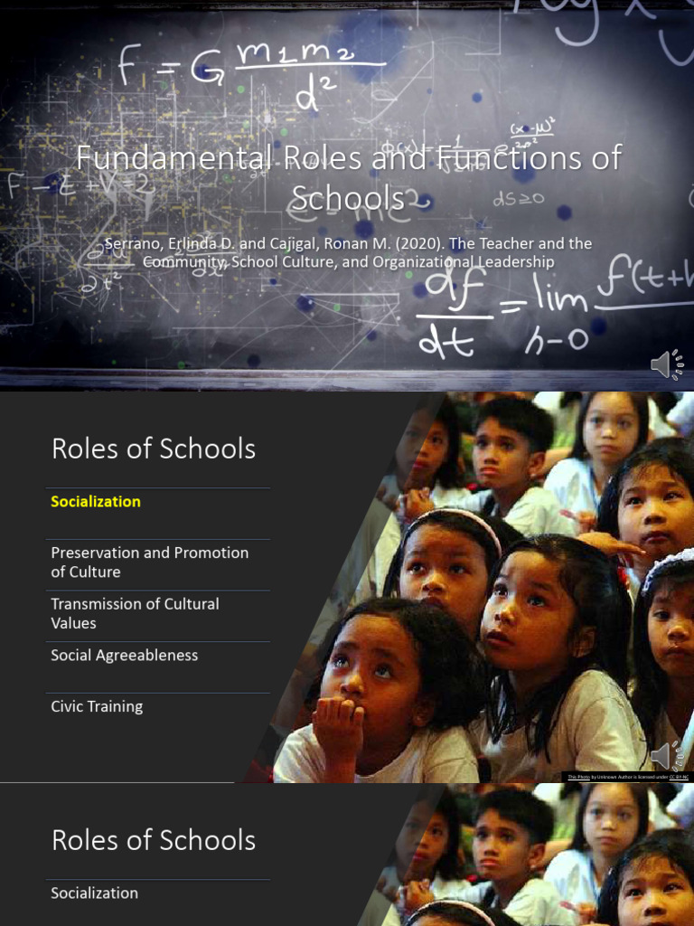 Fundamental Functions and Roles of Schools | Download Free PDF ...