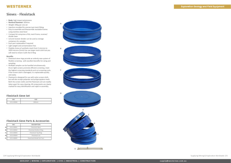 Westernex Sieves | PDF