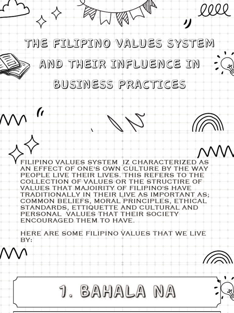 The Filipino Values System and Their Influence in Business Practicess ...