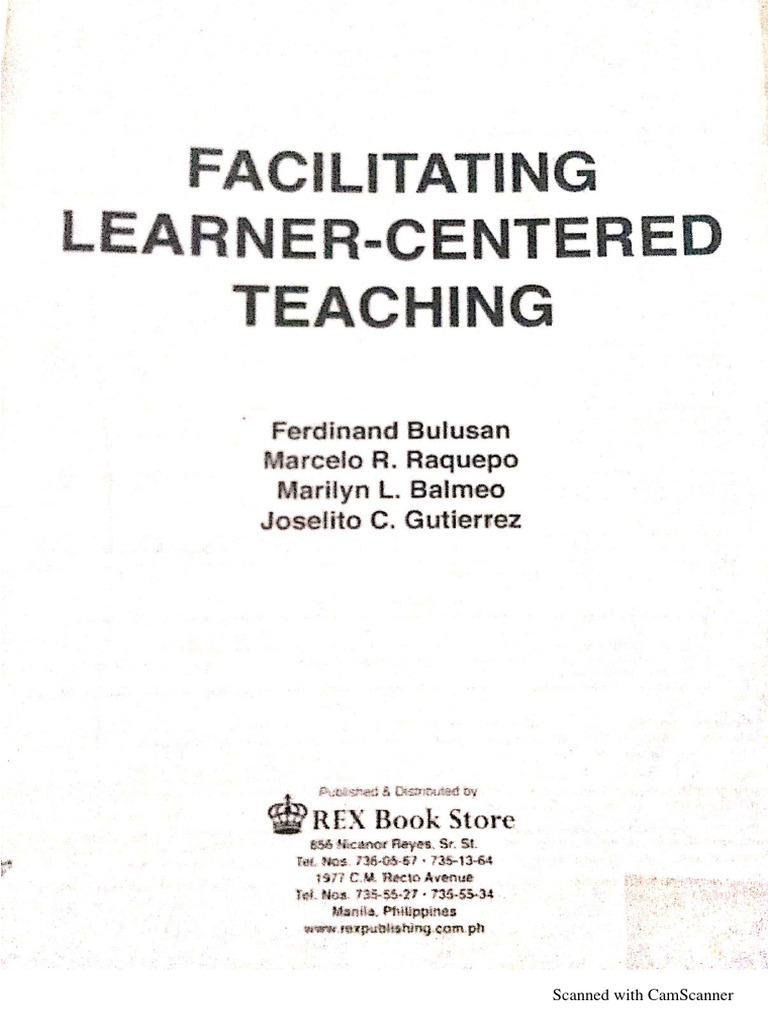 Facilitating Learner-Centered Teaching | PDF Facilitating Learner-Centered Teaching | PDF