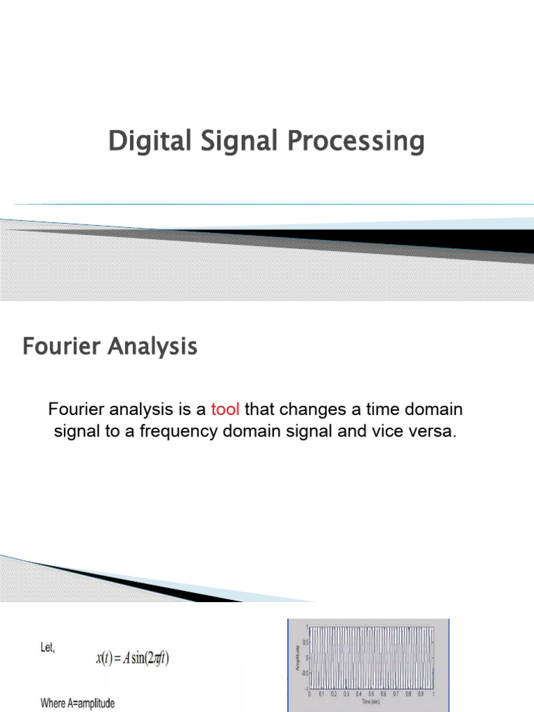 Dsp Lecture 4 F 23 Pdf Fourier Transform Digital Signal Processing