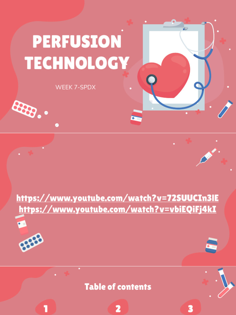 WEEK 7 - PERFUSION TECHNOLOGY v2 | Download Free PDF | Heart | Atrium ...