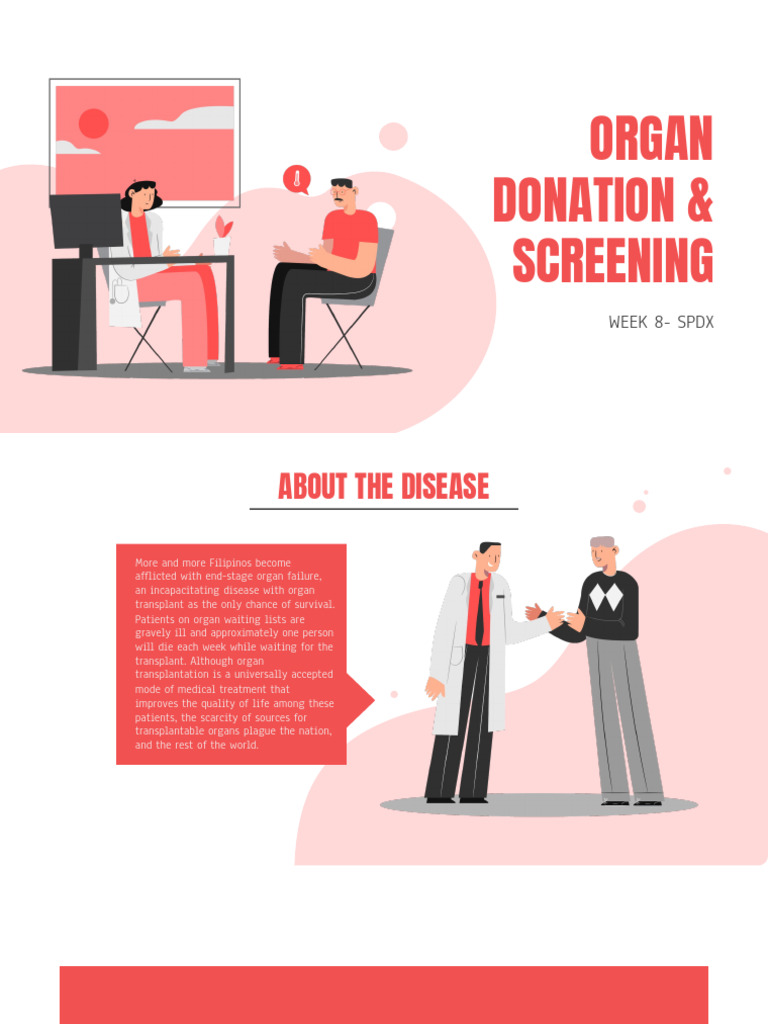 WEEK 8- ORGAN DONATION AND SCREENING | PDF | Organ Donation | Organ ...