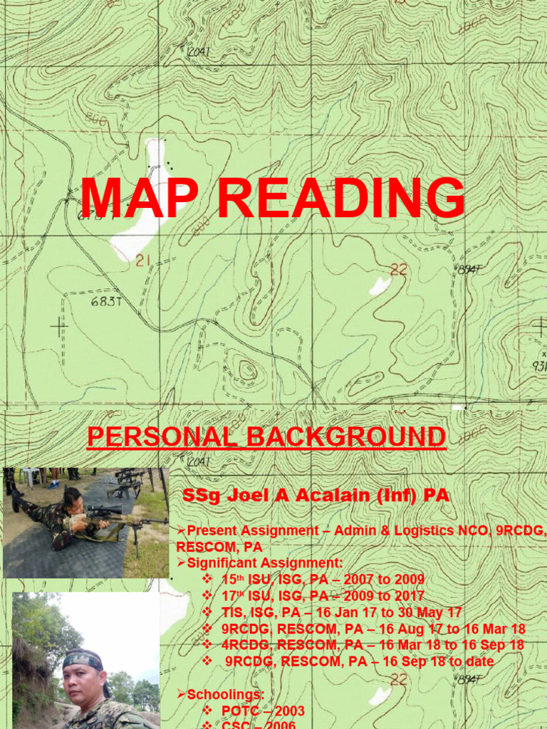 3. Lecture on Map Reading Summarized | PDF | Compass | Map