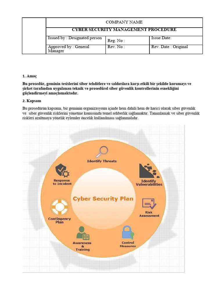 Cyber Security Management Procedure | PDF