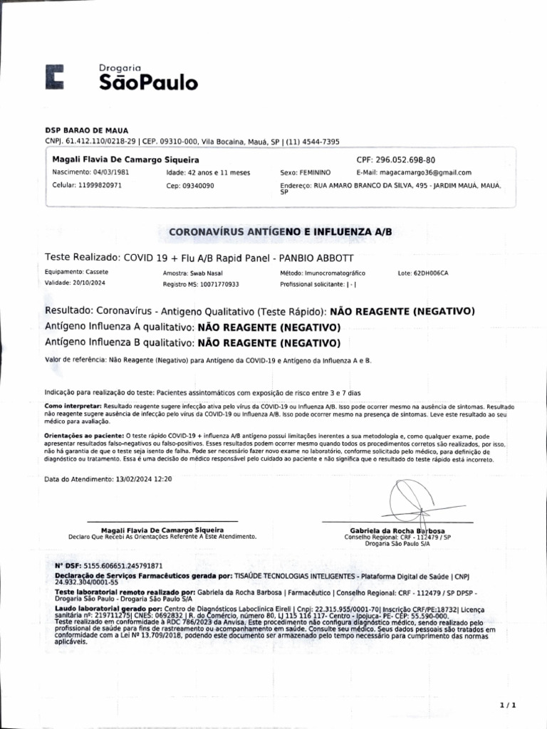 Adobe Scan 14 de Fev. de 2024 | PDF | Gripe | Medicina Clínica Adobe Scan 14 de Fev. de 2024 | PDF | Gripe | Medicina Clínica