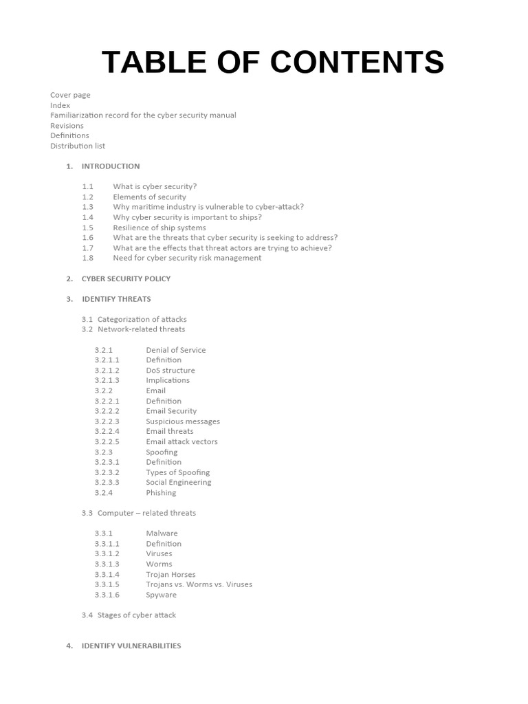 Cyber Security Manual - Eng | PDF | Security | Computer Security