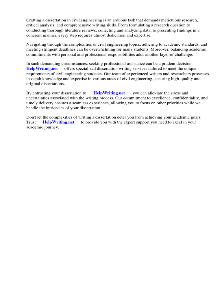 Thesis Dissertation Civil Engineering | PDF | Thesis | Corporate Social ...