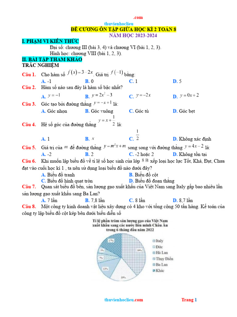 thuvienhoclieu.com-De-cuong-on-tap-giua-HK2-Toan-8-Canh-dieu-nam-23-24 | PDF