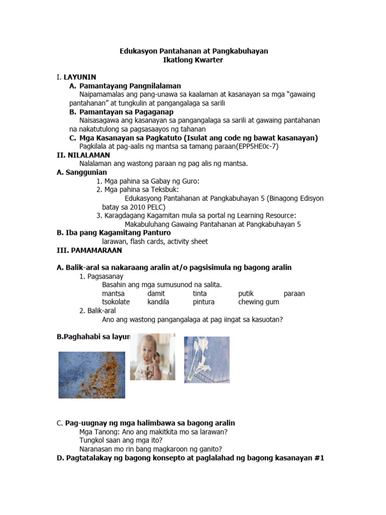 DONE DEMO (Final LESSON PLAM IN EPP WEEK 2 | PDF