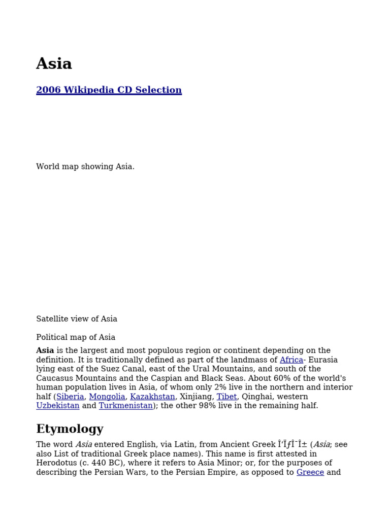 Asia Pdf Asia Eurasia