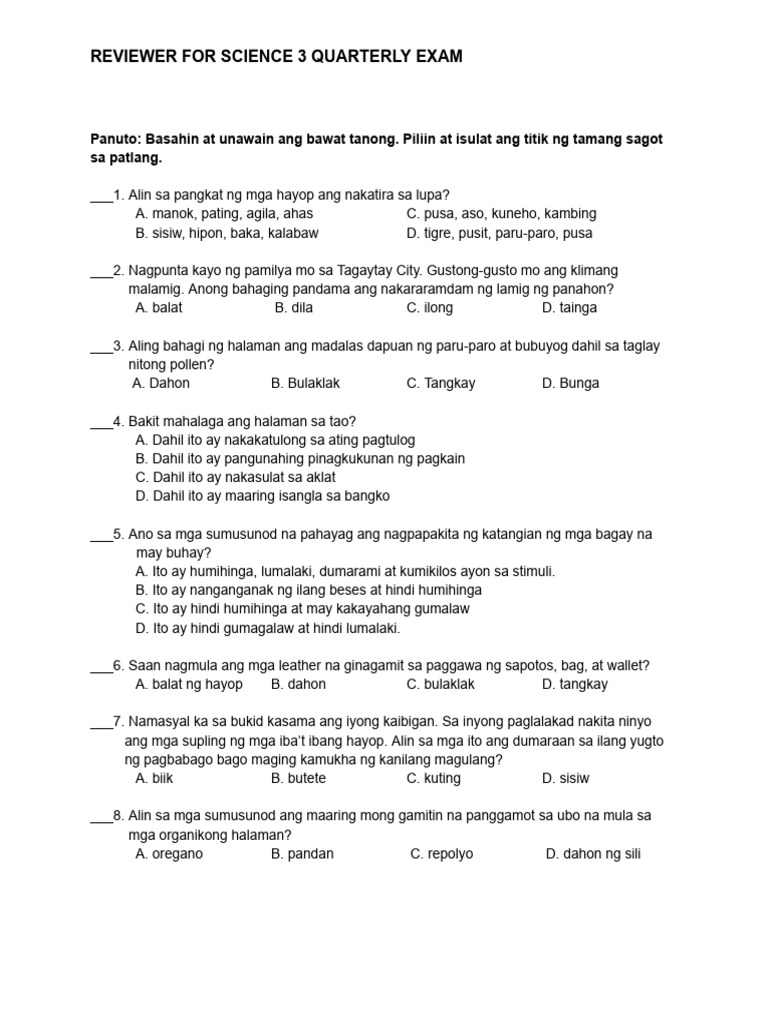 Science Reviewer | PDF