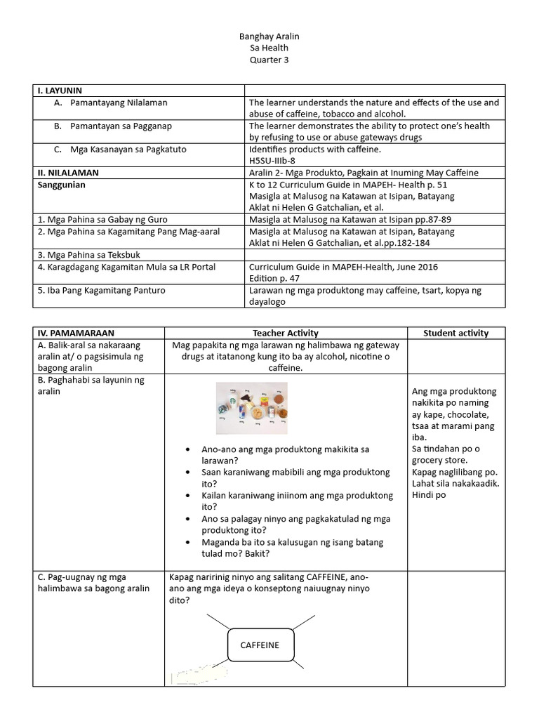 Grade 5 Health LP | PDF
