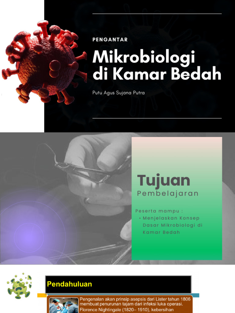 Mikrobiologi Di Kamar Bedah | PDF