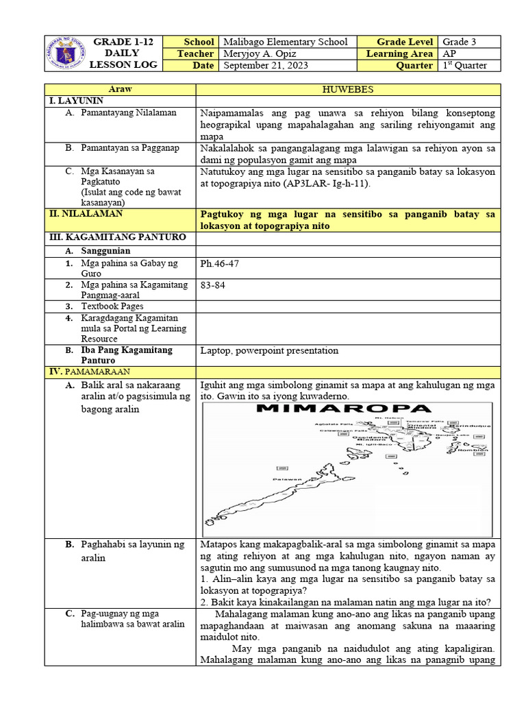 ap lesson plan | PDF