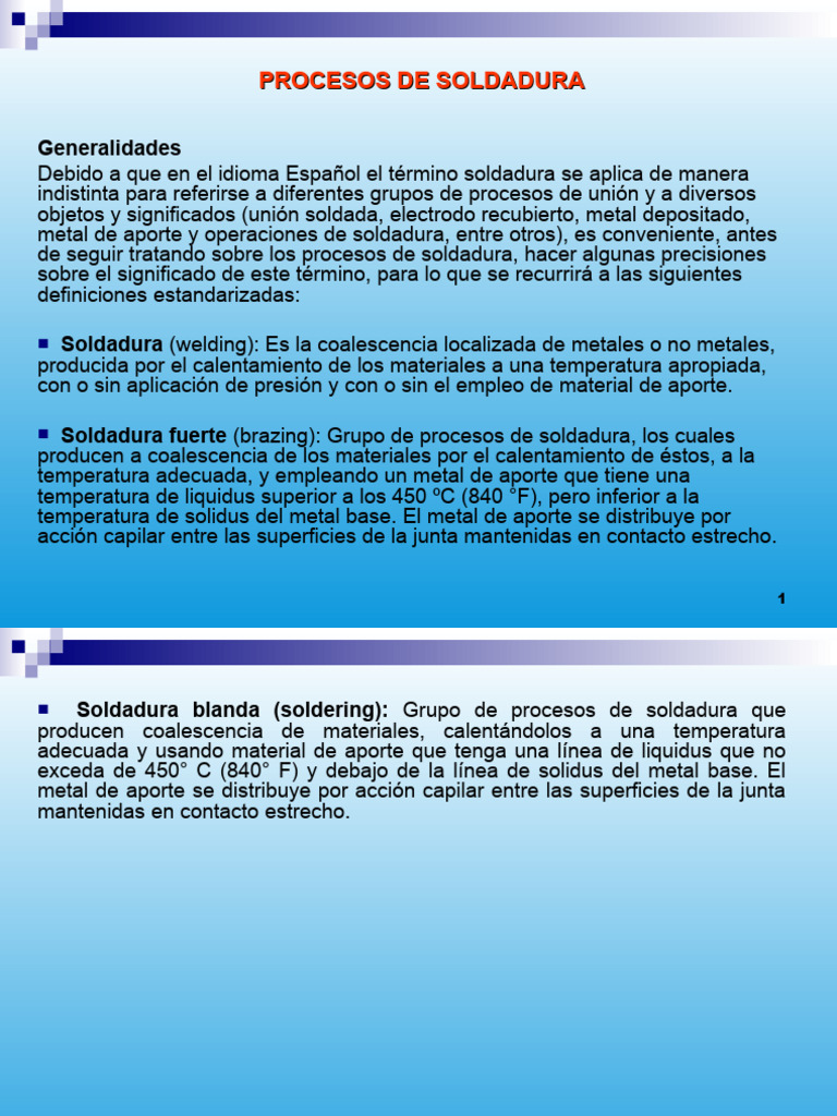Procesos de Soldadura | PDF | Soldadura | Construcción