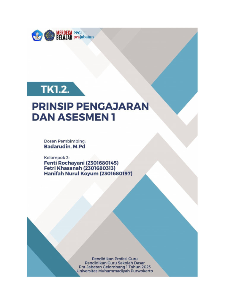 Ppa - TK1.2 Pemetaan Rancangan Pembelajaran - Fenti Rochayani - 2301680145 | PDF