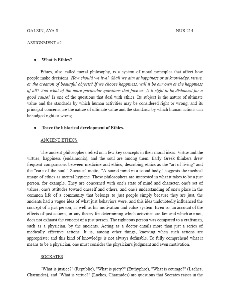 What Is Ethics? | PDF | Thomas Aquinas | Aristotle