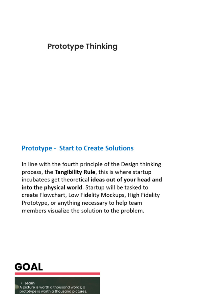 4.1 Prototype Thinking BPA | PDF | Prototype | Software Prototyping