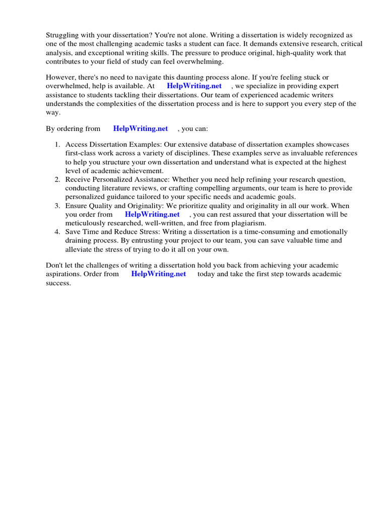 Dissertation Examples First Class | PDF | Thesis | Methodology