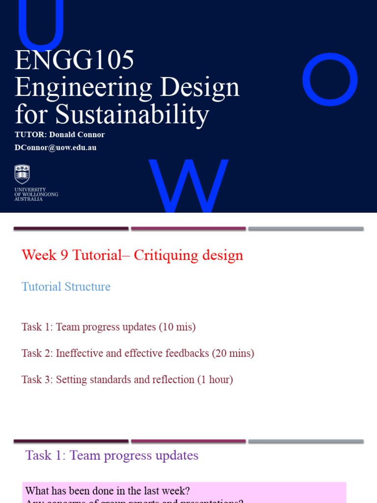 Week 9 Tutorial | PDF | Rubric (Academic) | Cognitive Science