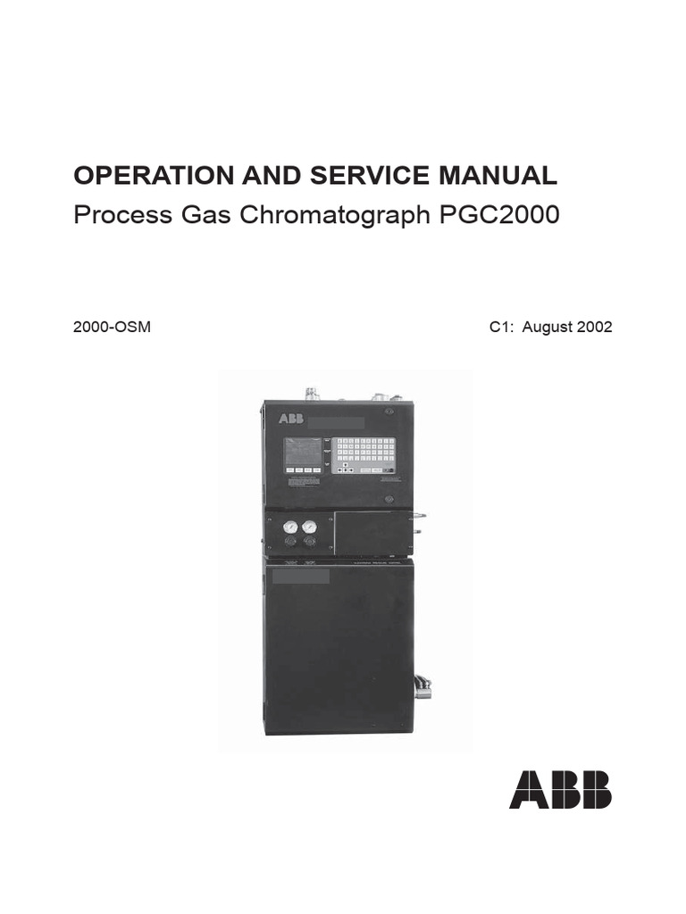 2000 GC Manual | PDF | Gas Chromatography | Printed Circuit Board