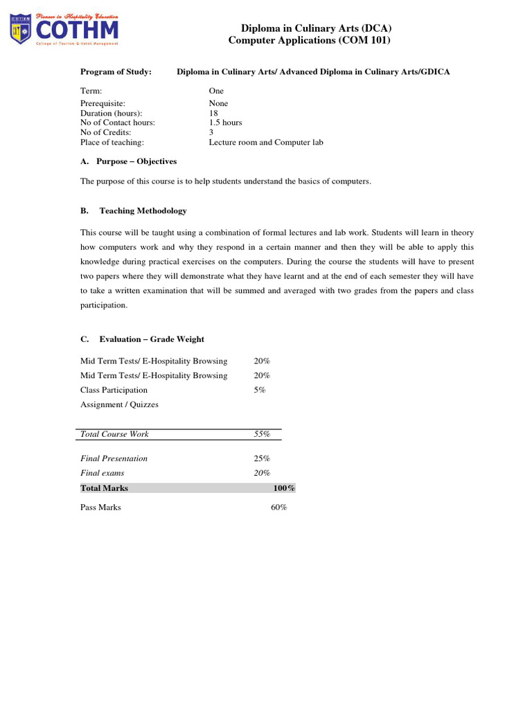 Computer Applications | PDF | Microsoft Word | Microsoft Excel