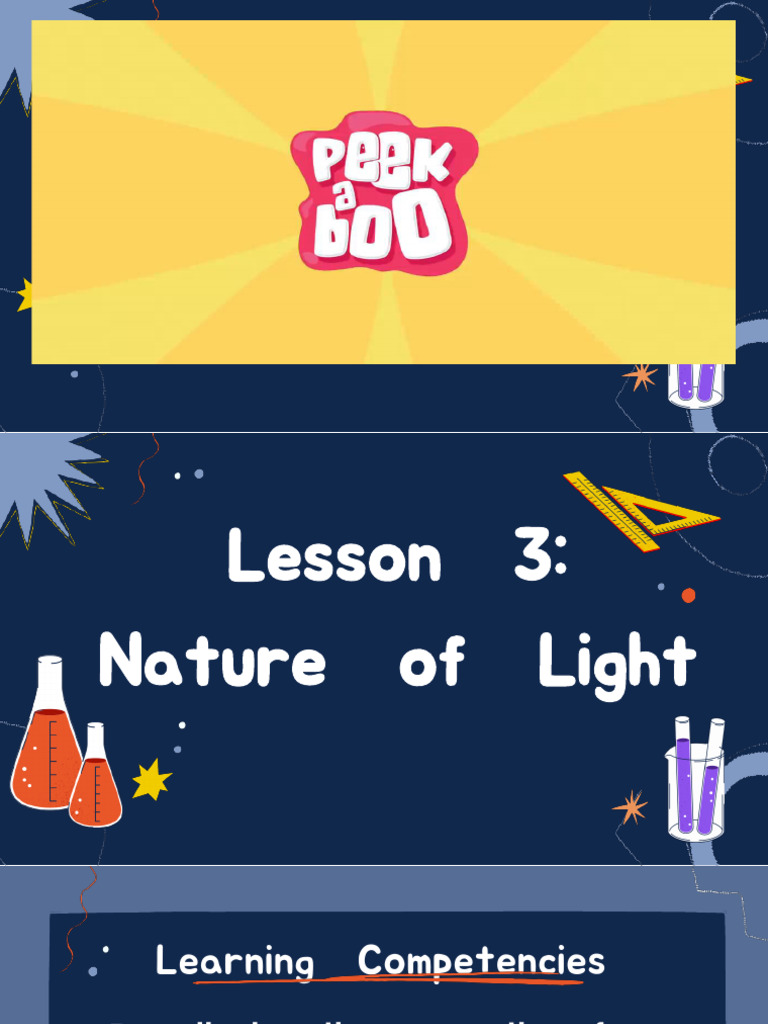 2nd Quarter Lesson 3 Nature of Light | PDF | Reflection (Physics) | Light