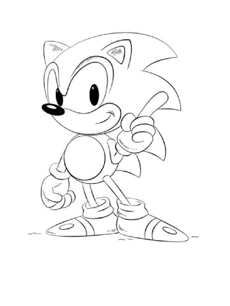 Sonic Colorear | PDF