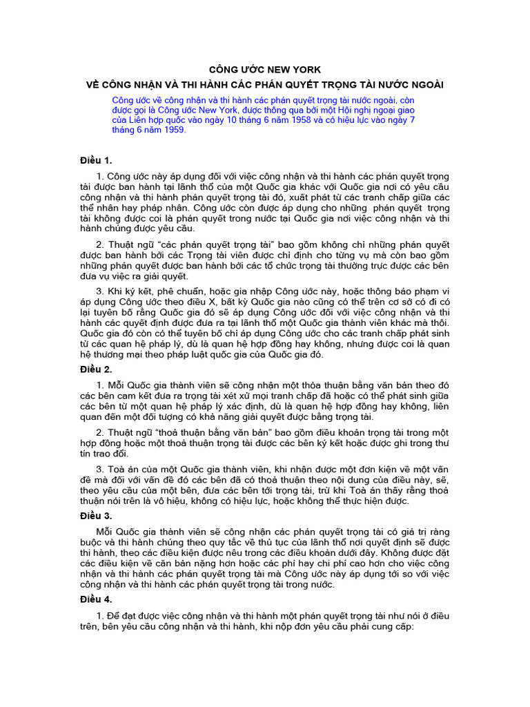 Cong Uoc New York | PDF