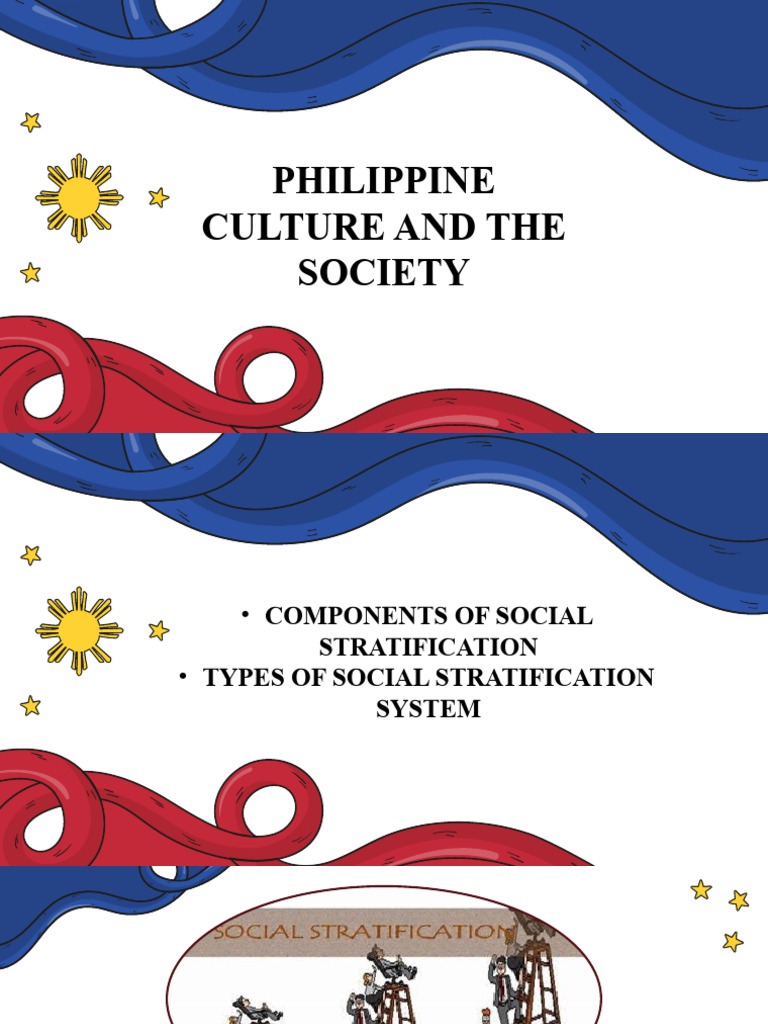 Philippine Culture and The Society | PDF | Social Stratification | Social Mobility