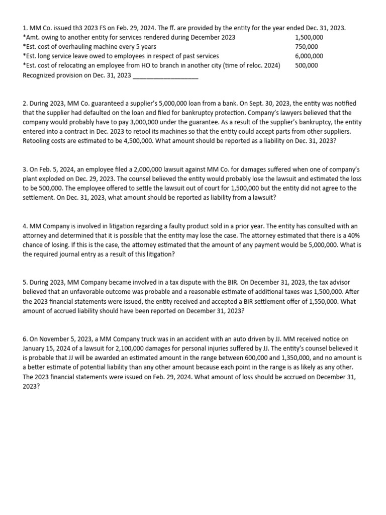 Provision | PDF | Lawsuit | Damages