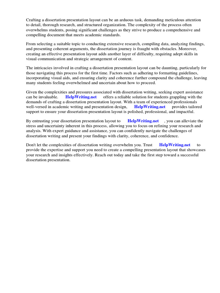 Dissertation Presentation Layout | PDF | Thesis | Robotics