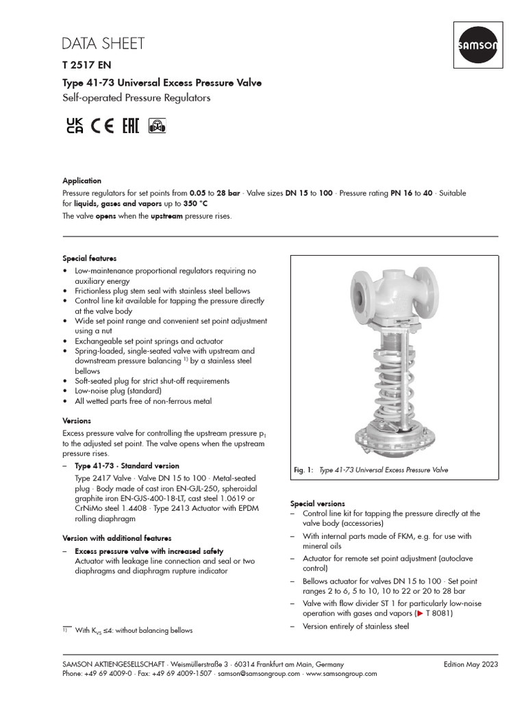 t25170en | PDF | Valve | Mechanical Engineering