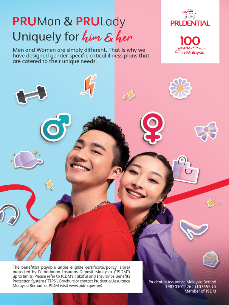 PRUMan PRULady Leaflet ENG | PDF | Insurance | Life Insurance