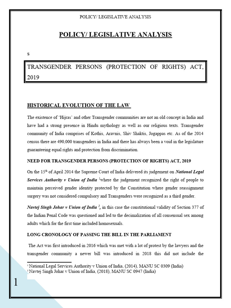 Transgender rights Article submission | PDF | Transgender | LGBTQIA+ ...
