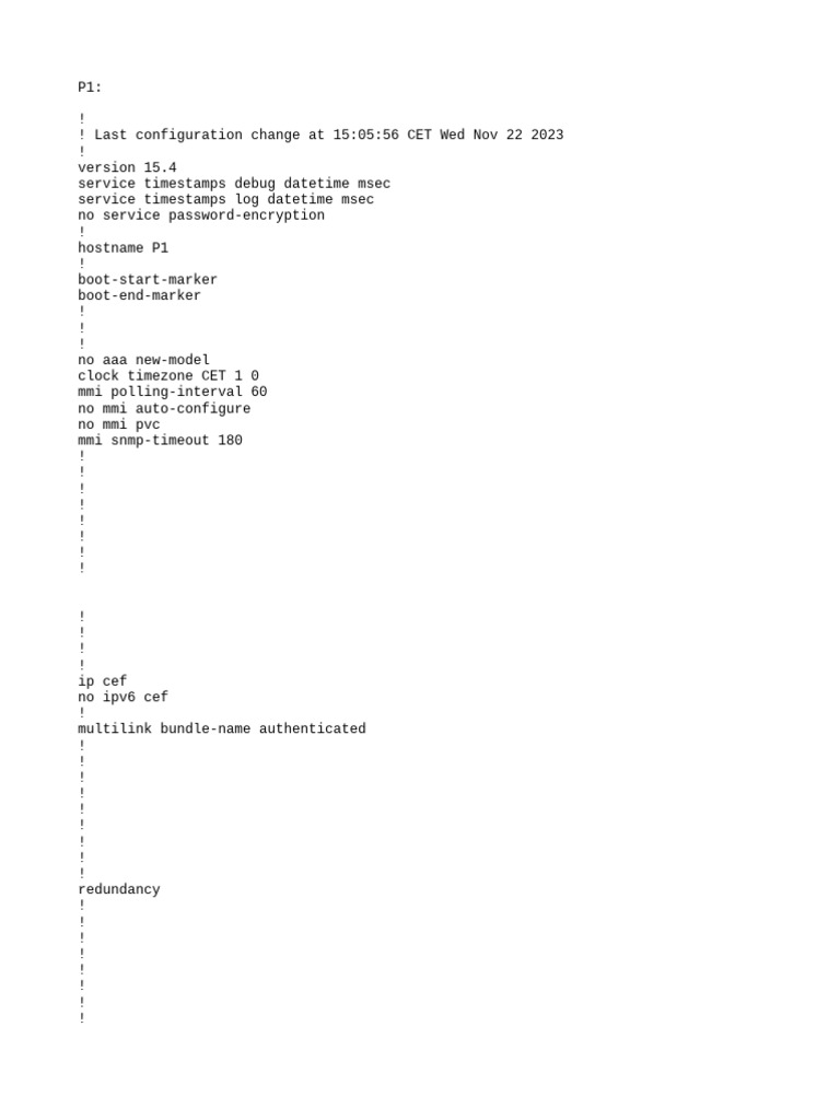 Config TP3 | PDF | Ip Address | Internet Protocols