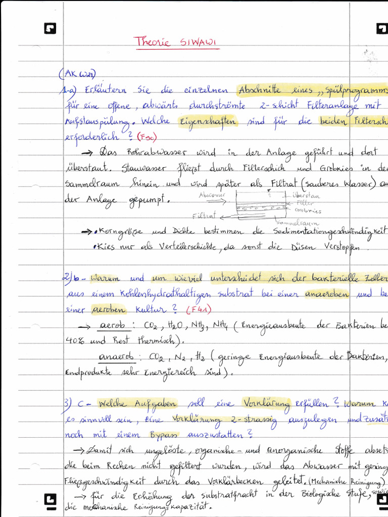Theorie SiWaWi | PDF